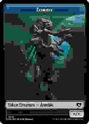 Servo // Zombie (0013) Double-Sided Token - Commander Masters - Magic ...