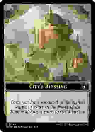 City's Blessing // Bird Illusion Double-Sided Token - Commander Masters ...