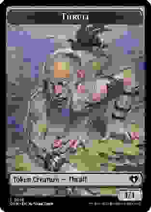 Zombie (0019) // Thrull Double-Sided Token - Commander Masters - Magic ...