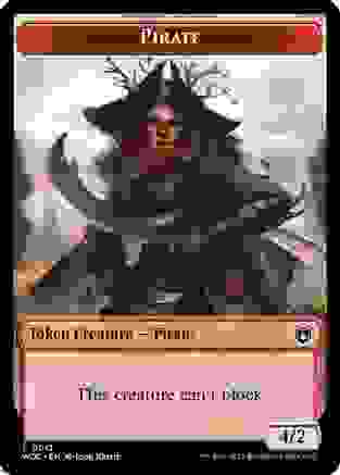 Faerie Rogue (0011) // Pirate Double-Sided Token - Commander: Wilds of Eldraine - Magic: The ...