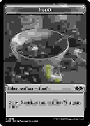Nightmare // Food (0013) Double-Sided Token - Wilds of Eldraine - Magic: The Gathering