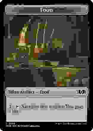 Rat // Food (0010) Double-Sided Token - Wilds of Eldraine - Magic: The Gathering