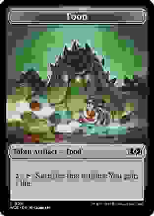 Rat // Food (0011) Double-Sided Token - Wilds of Eldraine - Magic: The Gathering