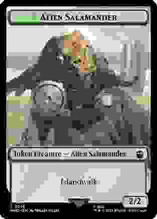 Dalek // Alien Salamander Double-Sided Token - Universes Beyond: Doctor ...