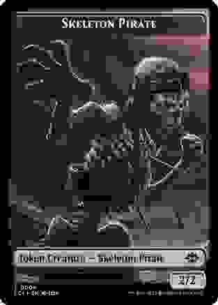 Map // Skeleton Pirate Double-Sided Token - The Lost Caverns of Ixalan ...