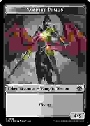 Vampire (0006) // Vampire Demon Double-Sided Token - Commander: The ...