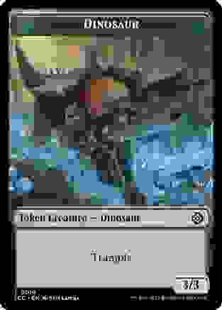 Copy // Dinosaur Double-Sided Token - Commander: The Lost Caverns of ...
