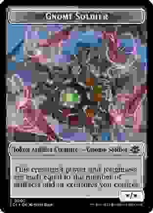 Fungus Dinosaur // Gnome Soldier Double-Sided Token - The Lost Caverns ...