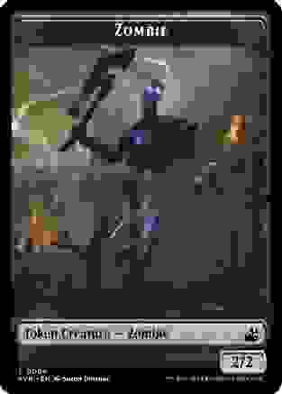Elf Knight // Zombie Double-Sided Token - Ravnica Remastered - Magic ...