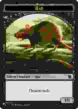 Cat Beast // Rat Double-Sided Token - The List Reprints - Magic: The ...