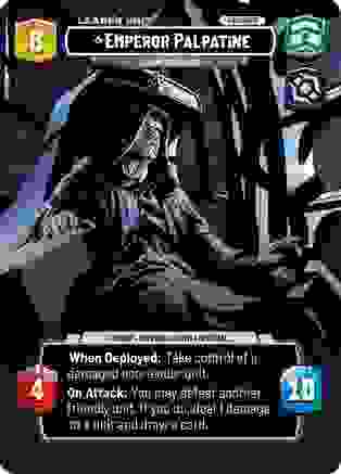 Emperor Palpatine - Galactic Ruler (Showcase) - Spark of Rebellion ...