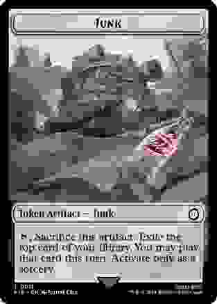 Robot // Junk Double-Sided Token - Universes Beyond: Fallout - Magic ...