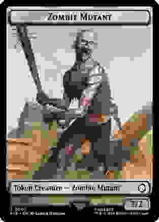 Radiation // Zombie Mutant Double-Sided Token - Universes Beyond ...