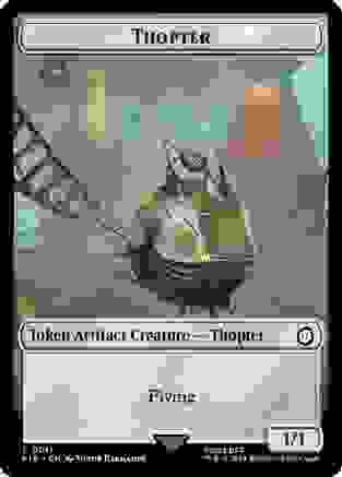 Junk // Thopter Double-Sided Token - Universes Beyond: Fallout - Magic ...
