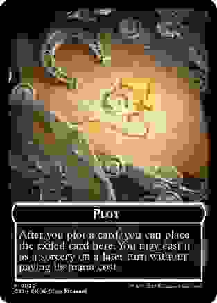Human Rogue // Plot Double-Sided Token - Outlaws of Thunder Junction ...