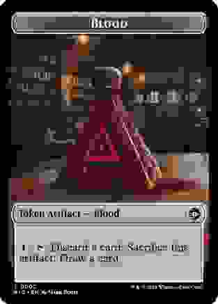 Mercenary // Blood Double-Sided Token - Outlaws of Thunder Junction ...