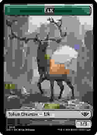 Treasure // Elk Double-Sided Token - Outlaws of Thunder Junction ...
