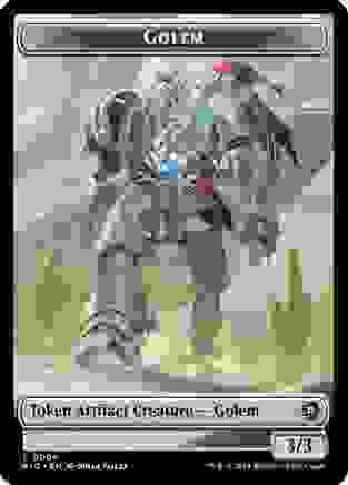 Treasure // Golem Double-Sided Token - Outlaws of Thunder Junction ...