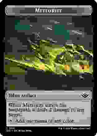 Treasure // Meteorite Double-Sided Token - Outlaws of Thunder Junction ...