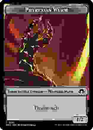 Phyrexian Germ // Phyrexian Wurm (0017) Double-Sided Token - Modern ...