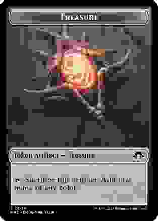 Phyrexian Germ // Treasure Double-Sided Token - Modern Horizons 3 ...