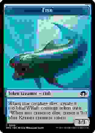 Servo // Fish Double-Sided Token - Modern Horizons 3 - Magic: The Gathering