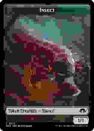 Zombie (Ripple Foil) // Insect (0027) Double-Sided Token - Modern ...