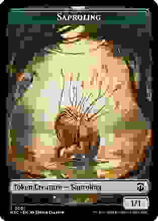 Tarmogoyf (Ripple Foil) // Saproling Double-Sided Token - Commander ...