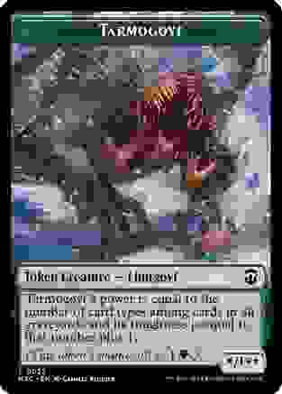 Goblin (Ripple Foil) // Tarmogoyf Double-Sided Token - Commander ...