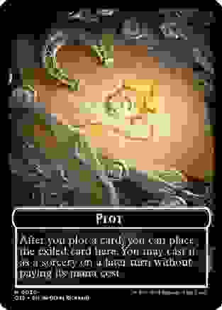 Human Cleric // Plot Double-Sided Token - Outlaws of Thunder Junction ...