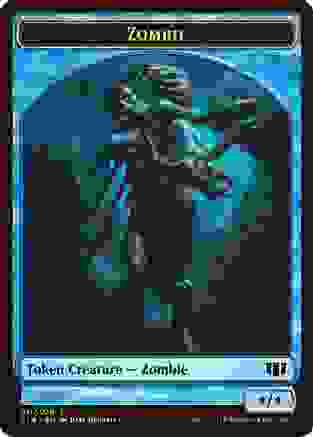 Emblem - Teferi, Temporal Archmage // Zombie (Blue) Token - Commander ...