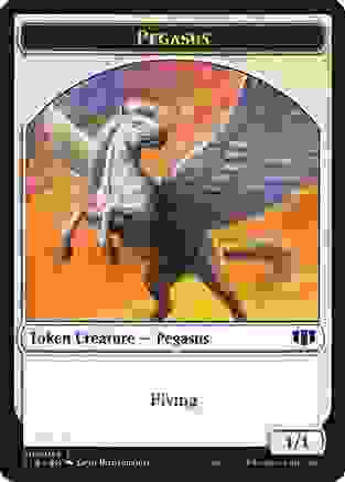 Kor Soldier // Pegasus Double-sided Token - Commander 2014 - Magic: The ...