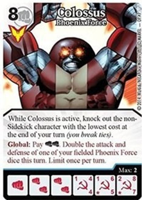 Colossus - Phoenix Force - Avengers vs X-Men: Organized Play - Dice Masters
