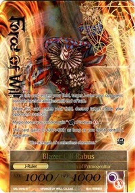 Blazer Gill Rabus (Full Art) - The Seven Kings of the Lands - Force of Will