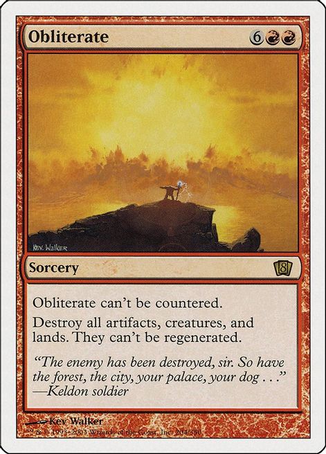 Obliterate - 8th Edition - Magic: The Gathering