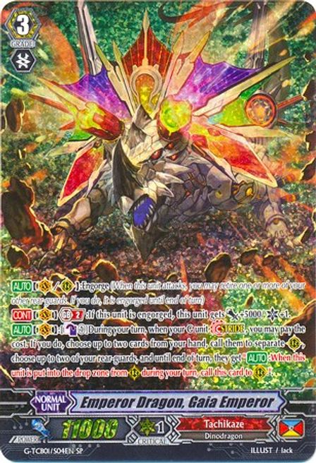 Emperor Dragon, Gaia Emperor (SP) - G-TCB01: The RECKLESS RAMPAGE - Cardfight Vanguard
