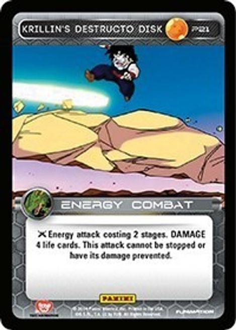 Krillin's Destructo Disk - Panini Promo Cards - Dragon Ball Z TCG