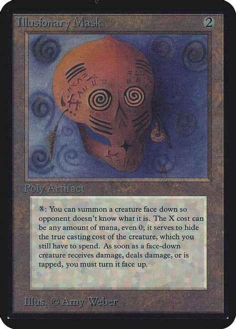 Illusionary Mask - Alpha Edition - Magic: The Gathering
