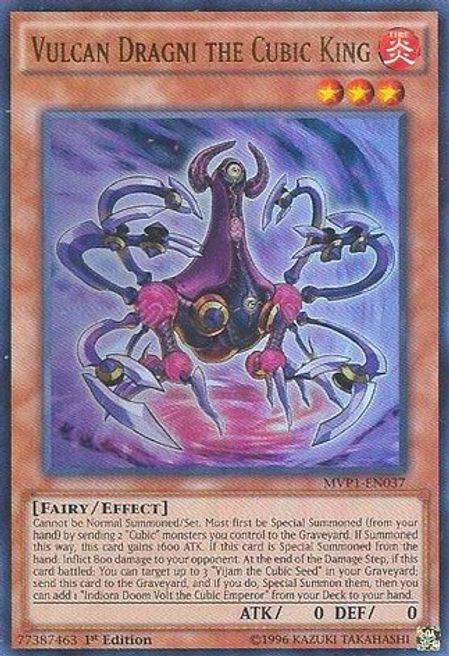 Vulcan Dragni the Cubic King - The Dark Side of Dimensions Movie Pack - YuGiOh
