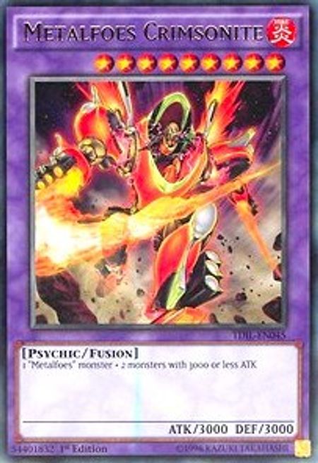 Metalfoes Crimsonite - The Dark Illusion - YuGiOh