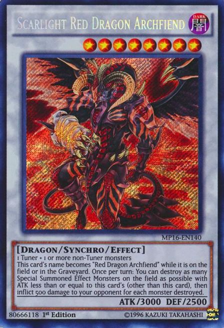 Scarlight Red Dragon Archfiend - 2016 Mega-Tins Mega Pack - YuGiOh