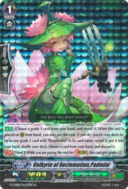 Valkyrie of Reclamation, Padmini - G-CHB01: TRY3 NEXT - Cardfight Vanguard