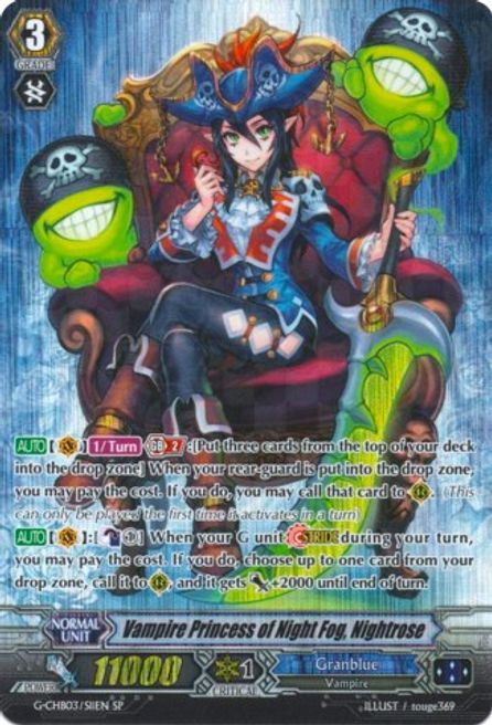 Vampire Princess of Night Fog, Nightrose (SP) - G-CHB03: Rummy Labyrinth Under the Moonlight ...