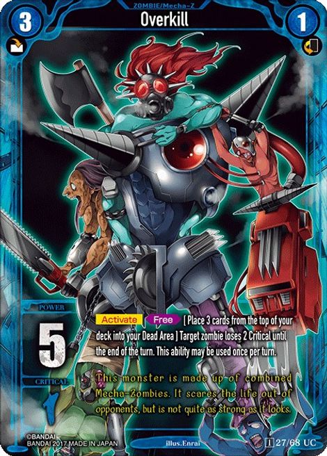 Overkill - Zombie World Order TCG - Set 1 - Zombie World Order TCG