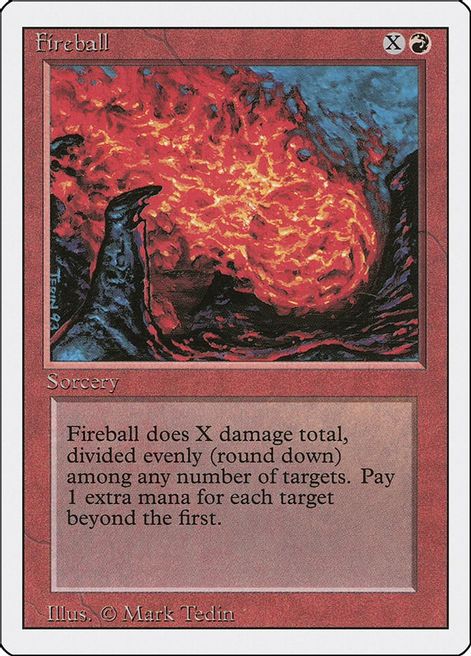 Fireball - Revised Edition - Magic: The Gathering