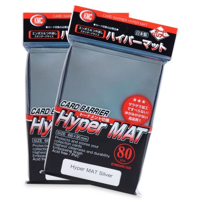 KMC Card Barrier - Hyper Matte - Silver (80-Pack) - KMC Card Sleeves ...