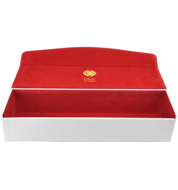 Supreme One Row - White - Dex Protection Deck Boxes - Deck Boxes