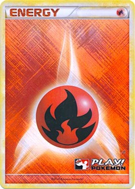 Fire Energy (2010 Play! Pokemon) - League & Championship Cards - Pokemon