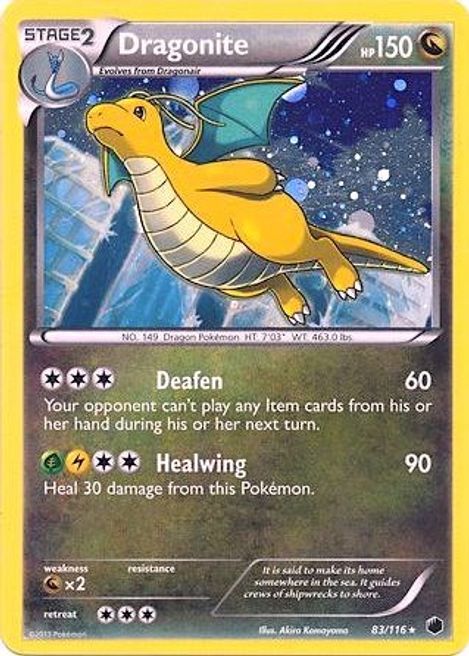 Dragonite - 83/116 (Cosmos Holo) - Blister Exclusives - Pokemon