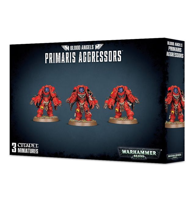 Warhammer: 40K - Blood Angels Primaris Aggressors - Warhammer Plastic ...